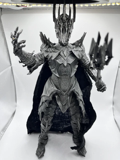 RARE DIAMOND Select Seigneur des Anneaux Sauron Figurine articulée BAF ...
