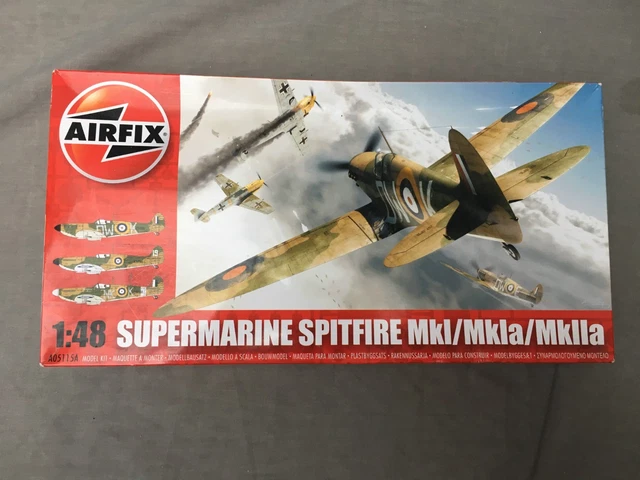 SUPERMARINE SPITFIRE MKI/MKIA/MKIIA Airfix | No. A05115A | 1:48 £21.46 ...