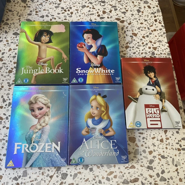 DISNEY CLASSICS COLLECTABLE O-Ring Slip Covers DVD Bundle X5 Jungle ...