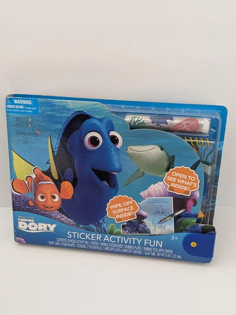 DISNEY PIXAR FINDING Dory Sticker Activity Fun $20.00 - PicClick