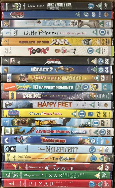 20X CHILDREN'S/FAMILY DVD Bundle Job Lot NEW SEALED Disney Happy Feet ...