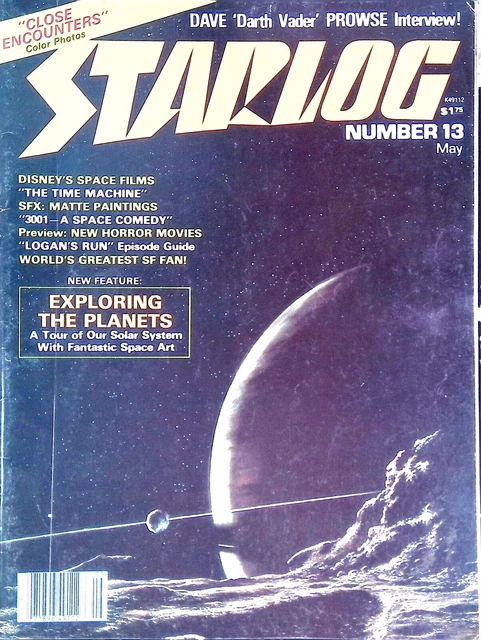STARLOG MAGAZINE #13 MAY 1978 Close Encounters Si-Fi Articles Pics Reviews £9.38 - PicClick UK