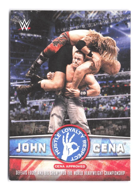 2017 TOPPS WWE Defeats Edge and Big Show John Cena Tribute Partie 2 17 ...