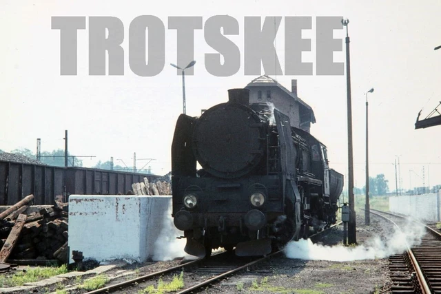 35MM SLIDE PKP Poland Railways Steam Loco Ty45 168 Pyskowice 1972 Orig ...
