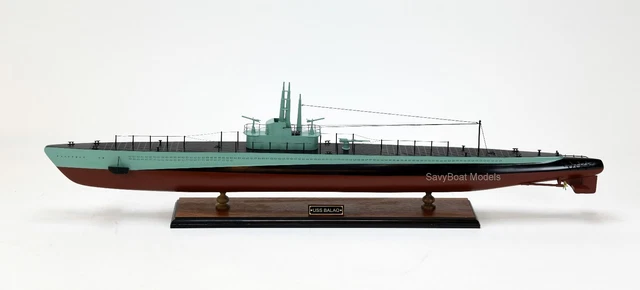 USS BALAO BALAO-CLASS Submarine Handmade Wooden Ship Model 39" Museum ...