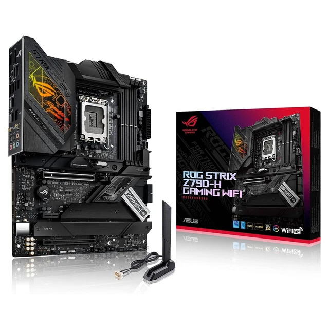 ASUS ROG STRIX Z790-H GAMING WIFI 6E Motherboard ATX DDR5 Socket ...
