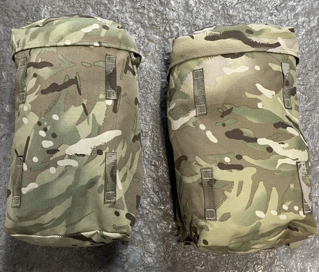 TWO NEW UNISSUED British Army PLCE Bergen Side Pockets Rocket Pouches ...