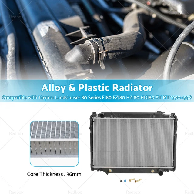 RADIATOR SUITABLE FOR Toyota LandCruiser 80 Series FJ80 FZJ80 4.5 V6 AT ...
