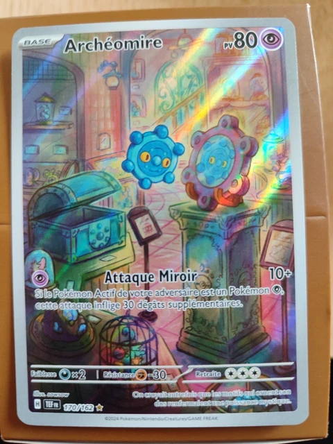 CARTE POKÉMON ARCHÉOMIRE 170/162 EV05 AR Forces Temporelles TEF FR EUR ...