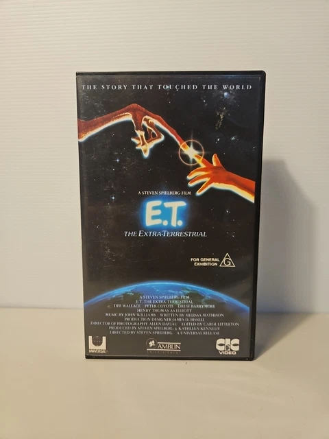 ET THE EXTRA Terrestrial VHS Video Tape Australian Release Rainbow $20. ...