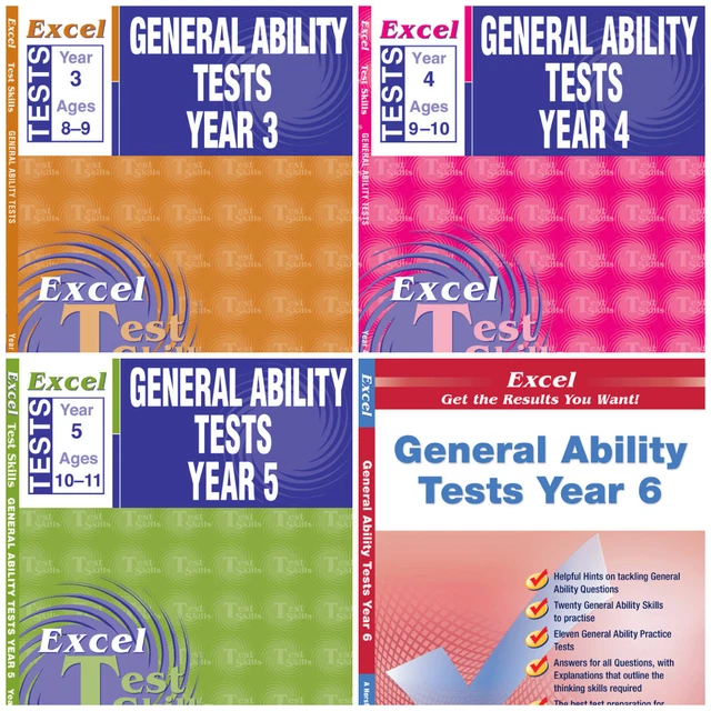TEST SKILLS - General Ability Tests Bundle Pack Years 3,4,5 & 6 $99.99 ...