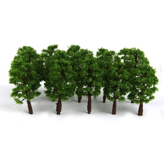 20 TRAIN LAYOUT Model Trees 1:150 N Scale Garden War Game Diorama ...