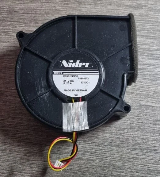 NIDEC RADIALLÜFTER D09F-24SS2 01B(EX) 24V DC 0,25A EUR 8,00 - PicClick DE