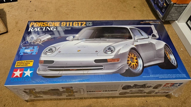 TAMIYA PORSCHE 911 GT2 Racing Kit 84399 TA02 SW Taisan PIAA 1/10 Scale ...