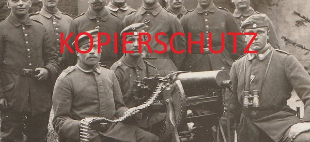 FOTO PORTRAIT FREIKORPS von Hülsen Uniform Kragenabzeichen mit ...