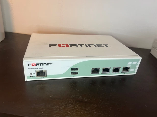 FORTINET FORTIGATE 80D Network Security/Firewall Appliance - 4 Port ...