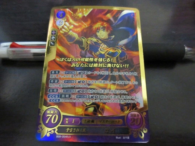 CARTE FIRE EMBLEM 0 Cipher B09-054R+X Roy A Signé Binding Blade Japonais EUR 5,39 - PicClick FR