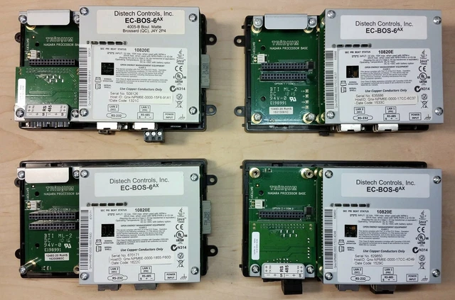 LOT OF 4 Distech EC-BOS-6AX Ethernet / RS-232 / RS-485 HVAC Modules $199.95 - PicClick CA