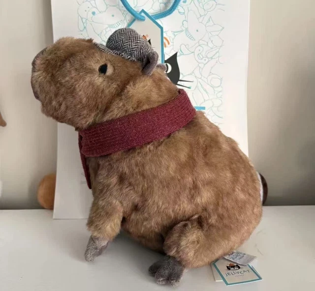 JELLYCAT CLYDE THE Detective Capybara with Tags & Dust Bag Fast ...