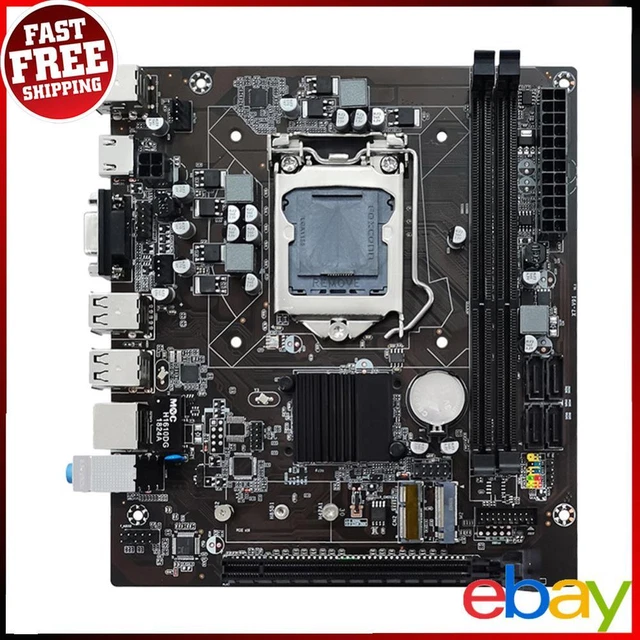 H61 DESKTOP MOTHERBOARD 1600MHz LGA1155 Computer Motherboard USB 2.0 ...