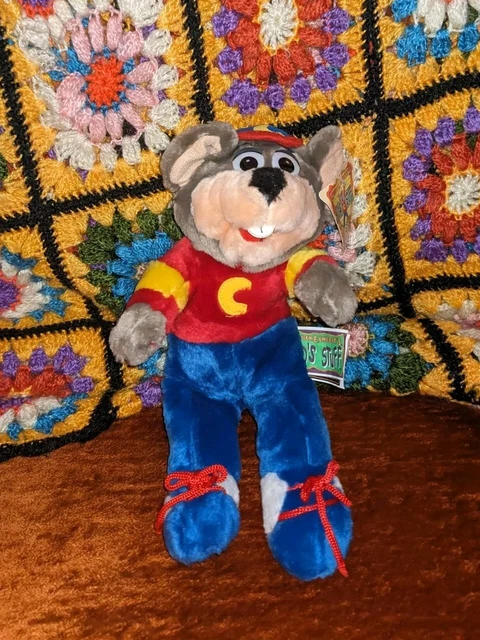 VINTAGE CHUCK E Cheese Plush Kids Stuff Charm Company Stuffed Toy Token ...