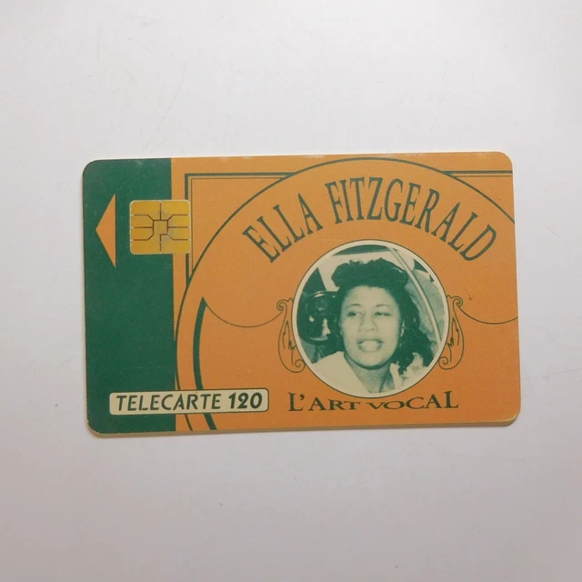 120 ELLA FITZGERALD Vocal Art Card Gilles Pétard 1991 France Telecom N7929 $134.58 - PicClick CA