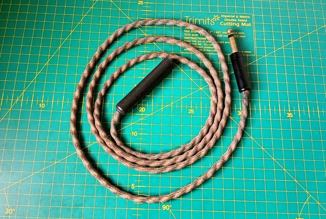 WW2 USAAF HEADSET Extension Lead , Ww2 Usaf Extension Cable For Headset ...