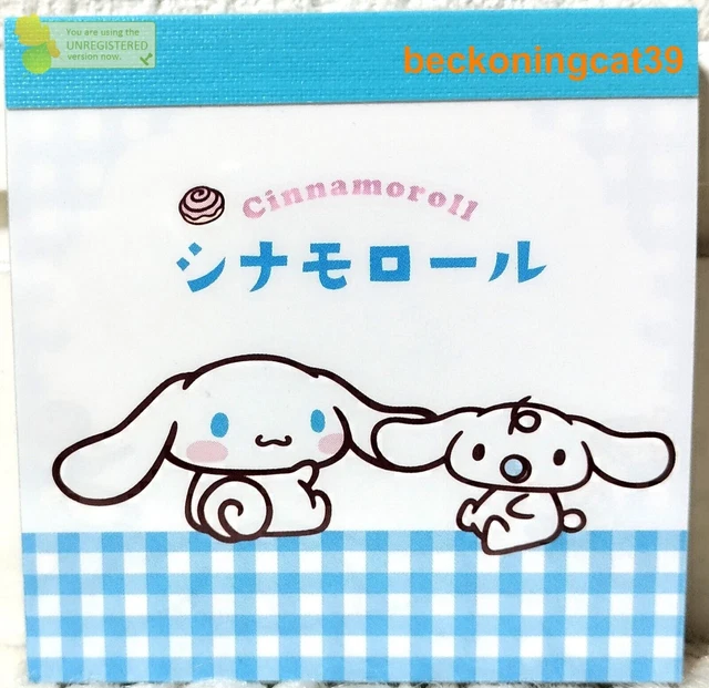 BLOCCO NOTE QUADRATO Sanrio Character Cinnamoroll Mini 80 Retro 2024 ...