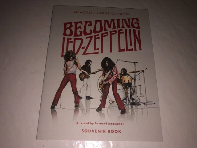 BECOMING LED ZEPPELIN 2025 Plant Page Limited Edit Cinema 20 Page Sourvenir Book $49.99 ...
