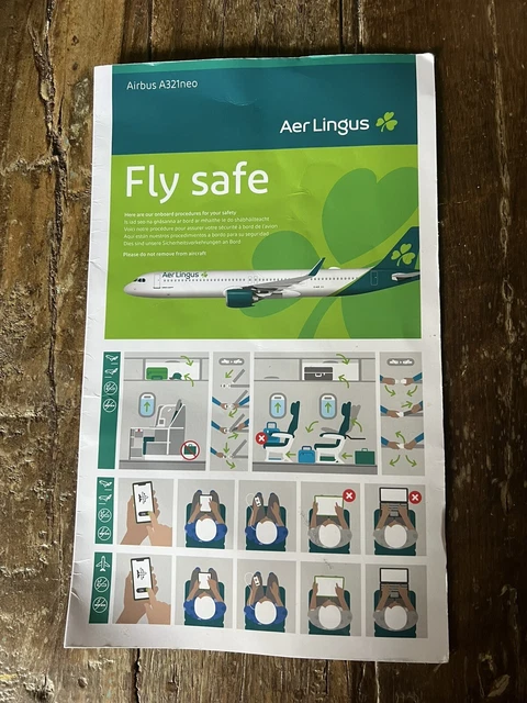 AIRBUS A321NEO SAFETY Instructions £10.00 - PicClick UK