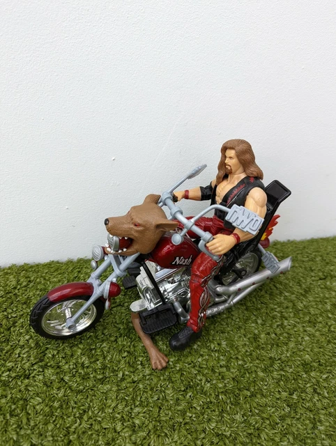 VINTAGE 1999 WCW/NWO Road Wild Wrestlers Motorcycle Kevin Nash Wolfpac ...