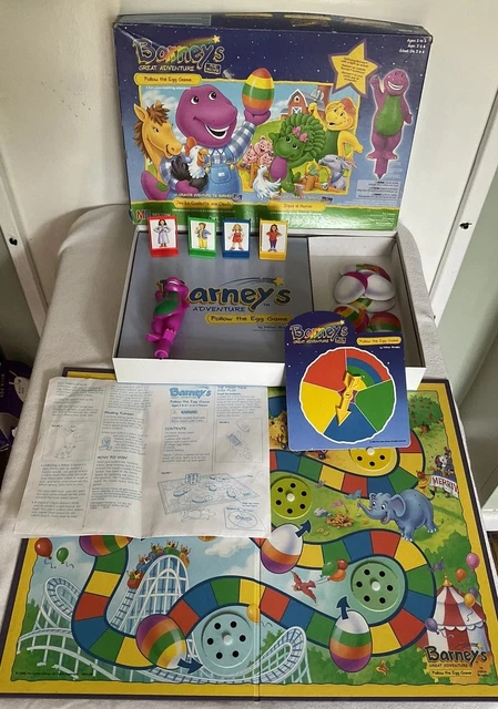 Collectable Barneys Great Adventure Movie Follow The Egg” Board Game