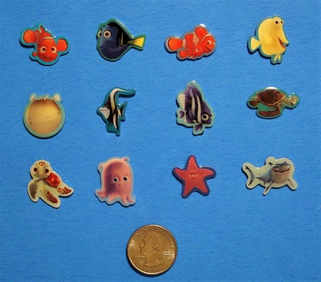 DISNEY PIXAR MOVIE - Finding Nemo - 12 Vintage Disney Pin Lot - No ...