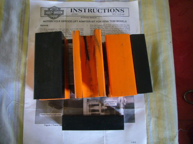 HARLEY DAVIDSON DYNA Lift Adapter Kit Hebevorrichtung 98965-99 EUR 36 ...