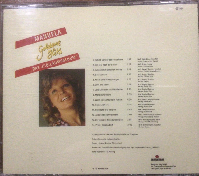 MANUELA - DAS Jubiläumsalbum, Goldene Hits, Schuld war nur der Bossa Nova, EUR 10,00 - PicClick FR