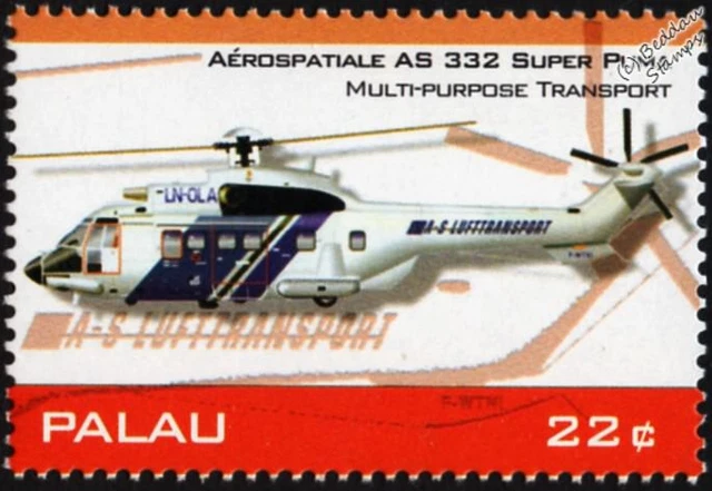 LUFT- UND RAUMFAHRT/EUROCOPTER AS332 SUPER PUMA Transporthubschrauber ...