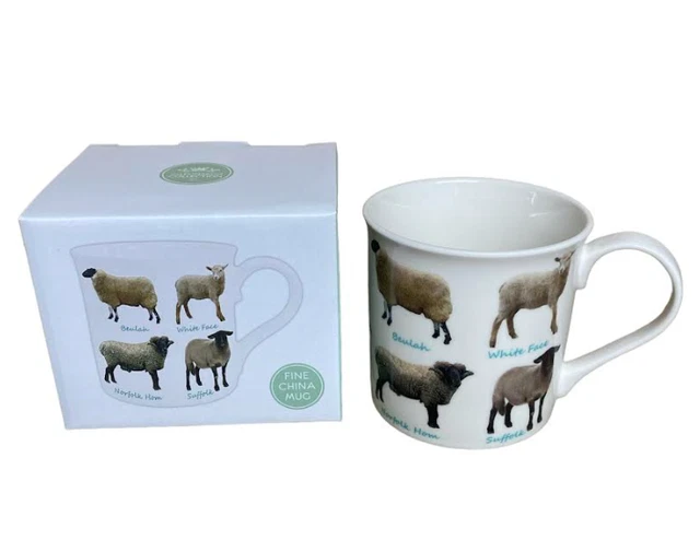 SHEEP LOVERS COFFEE Mug - Sheep Breeds Fine China Mug Tea Coffee Sheep ...