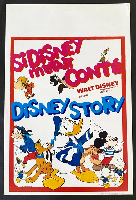 SI DISNEY M'ETAIT CONTE Dessin Animé WALT DISNEY affiche cinema Belge ...