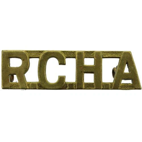 WW2 ROYAL CANADIAN Horse Artillery RCHA Canada Army Shoulder Title ...
