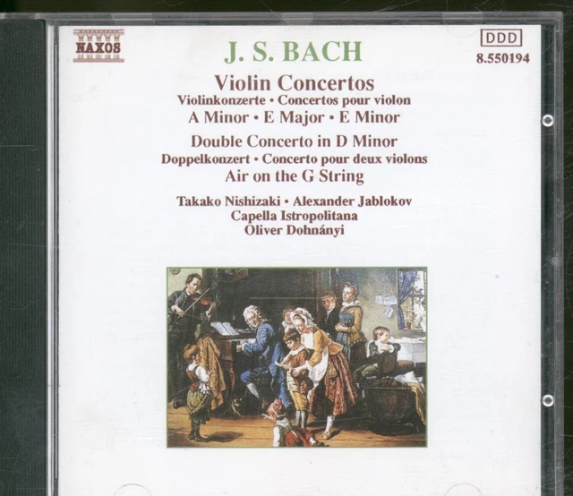 8550194 CAPELLA ISTROPOLITANA · Oliver Dohnányi Bach - Violin Concertos ...