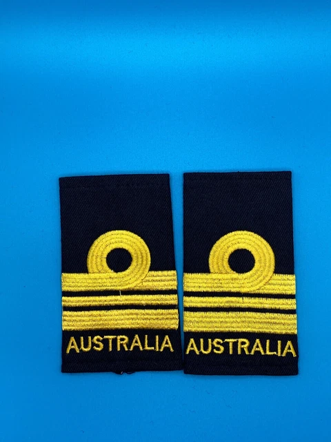 ROYAL AUSTRALIAN NAVY - Rank Slides - Lieutenant - Pair Lt EUR 8,58 ...