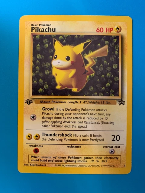 CARTE POKÉMON ERROR 1ère édition Ivy Pikachu #1 étoile noire promo rare ...
