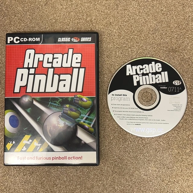 ARCADE PINBALL (WINDOWS 95/98/2000/ME/XP - Classic GSP® Games ...