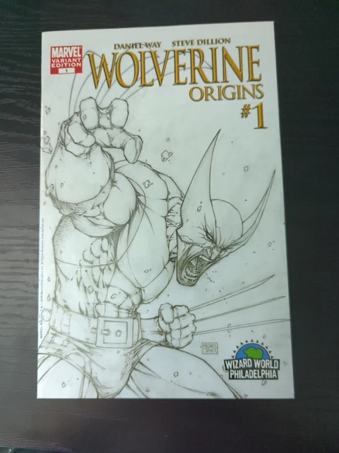WOLVERINE ORIGINS #1 Michael Turner Wizard World Sketch Variante Marvel ...