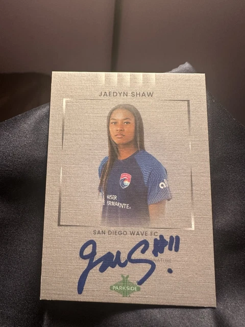 2022 PARKSIDE PARAMOUNT NWSL Signature Rookie Auto Grigio SSP Jaedyn ...