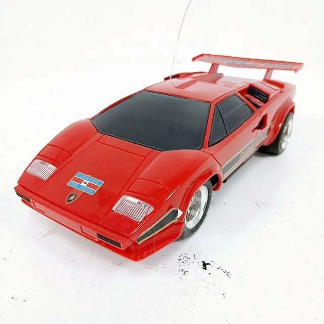 TAIYO RC CAR Lamborghini Countach LP500S (8762) Red Boxed Spares RMF26 ...
