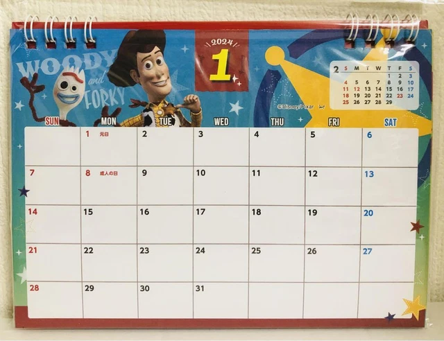 TOY STORY 2024 Desk Calendar Pixar Disney £16.19 - PicClick UK