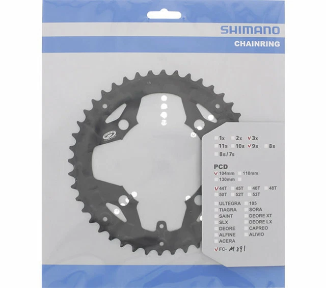 SHIMANO KETTENBLATT ACERA FC-M391 44 Zähne 104 mm KSR EUR 15,99 - PicClick DE