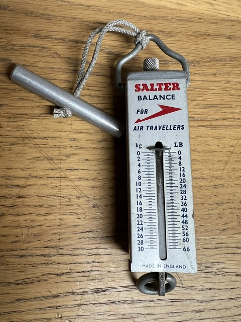 VINTAGE SALTER BALANCE Scales For Air Travellers £12.99 - PicClick UK