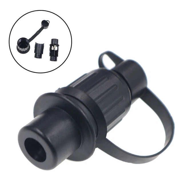 SILICONE RUBBER GASKET 3 Pin Connector Plug Socket For Trailer Caravan ...